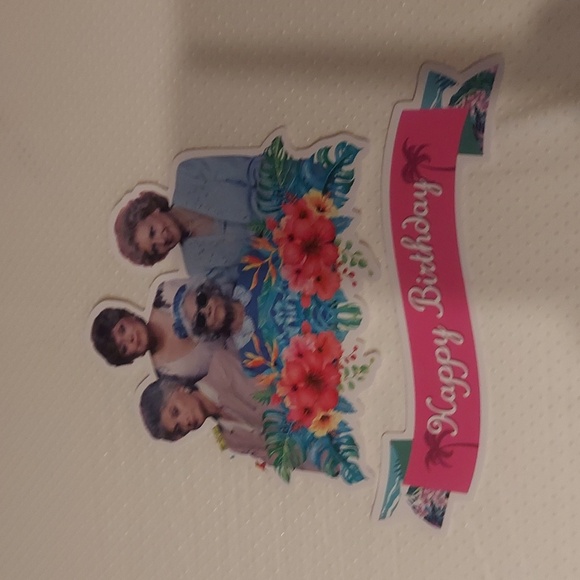 Party Supplies | Golden Girls Cake And Cupcake Toppers | Poshmark